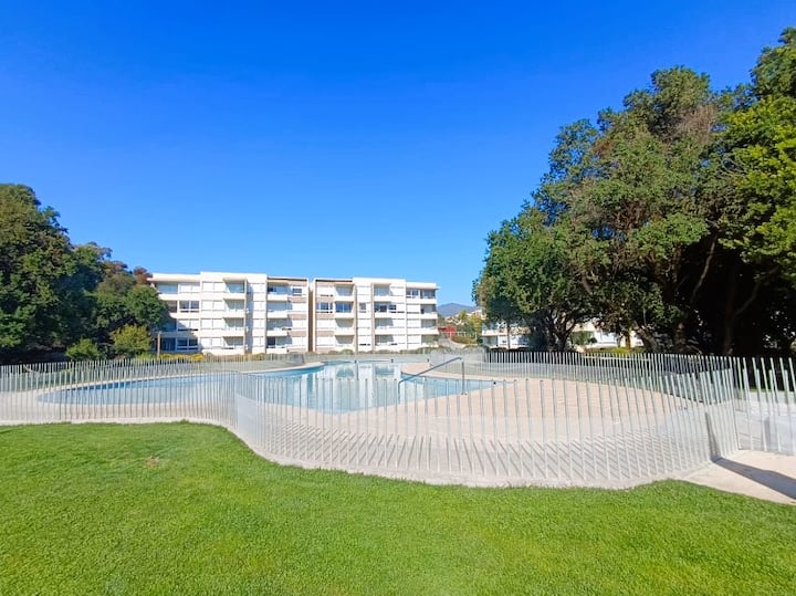 Cómodo Departamento, Con Linda Vista Al Bosque - Papudo