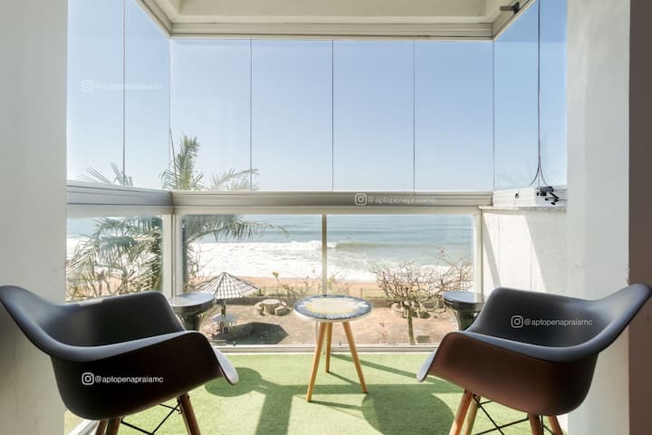 Apto Pé Na Areia, Vista Pro Mar Em Itapema/sc - Itapema