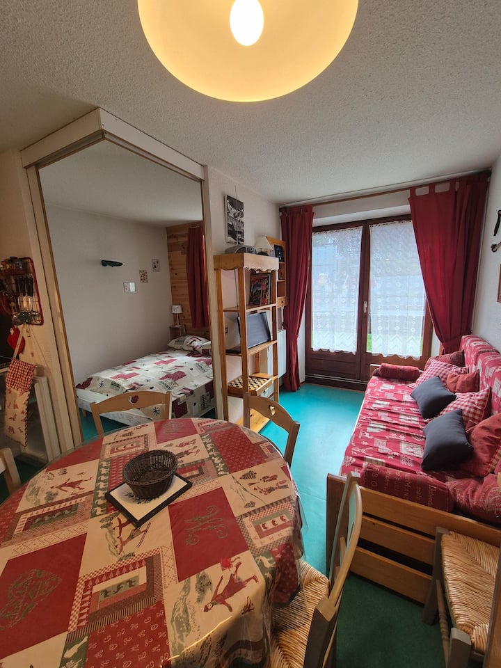 Aiglon, T2 Coin Montagne, 4/6pers, P. Pistes, Sud - Serre Chevalier