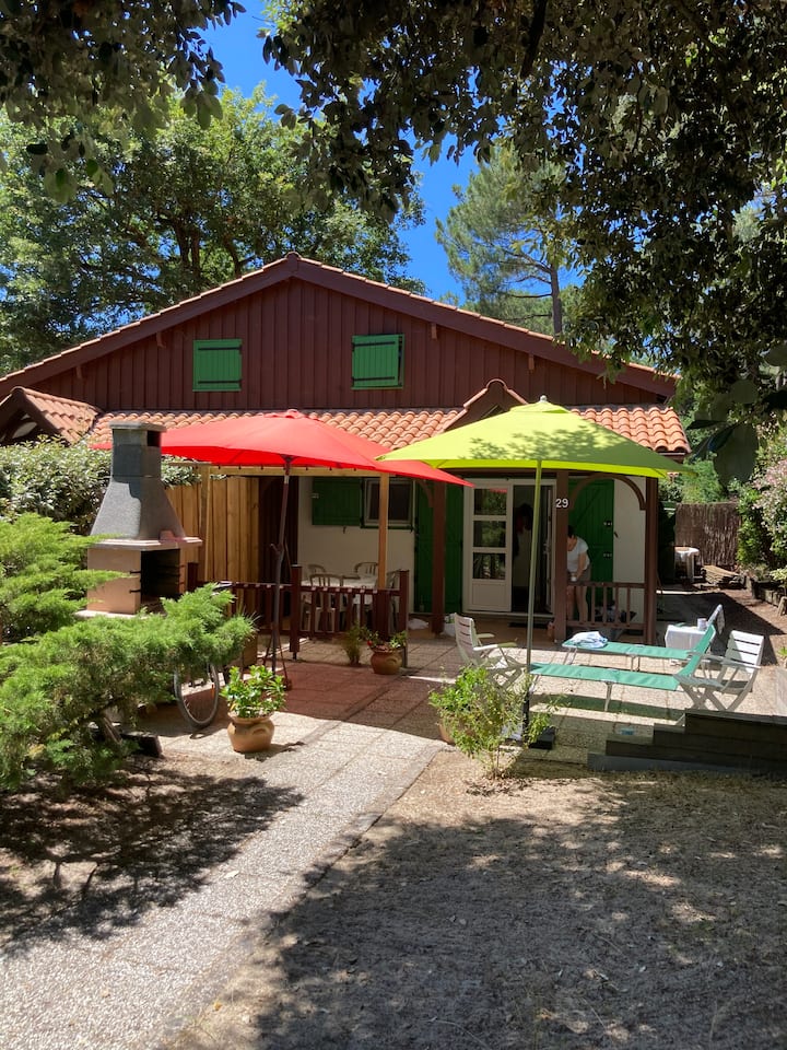 Chalet Proximité Lac - Entièrement Rénové - Jardin - Carcans