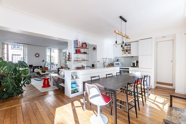 Bastien’s 110m2 - Haut Marais - 4 Bedroom - - Paris