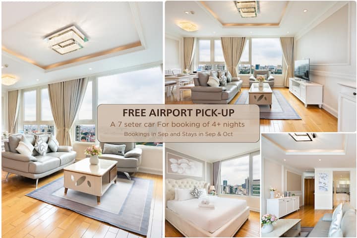 Best Seller! Pool Gym 3br Apt Scandinavian Style - Ho Chi Minh-staden