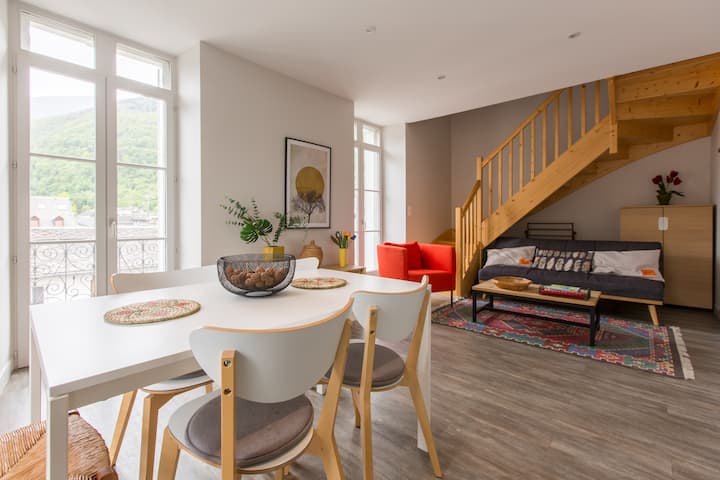 Appartement 1  Duplex  T3  Centre Ville. - Bagnères-de-Luchon