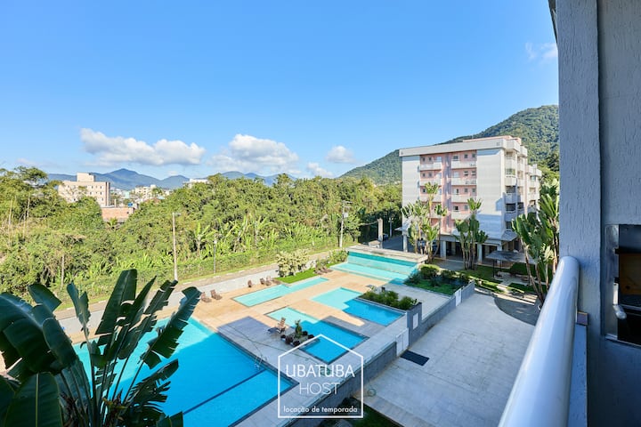 Passaredo 350m Do Mar, Ar/ Wi-fi/ Piscina/quadra - Ubatuba