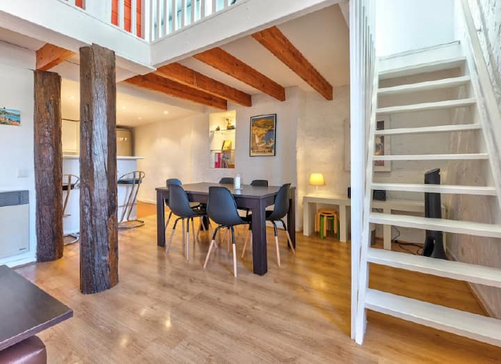 Charmant Duplex, Calme, Lumineux, à 120m De La Mer - Villefranche-sur-Mer