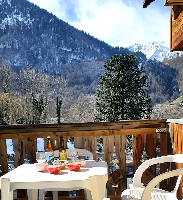 Appt 4 Pers 2 Ch. 1 Sdb 1 Sde Piscine Balcon Vue - Cauterets