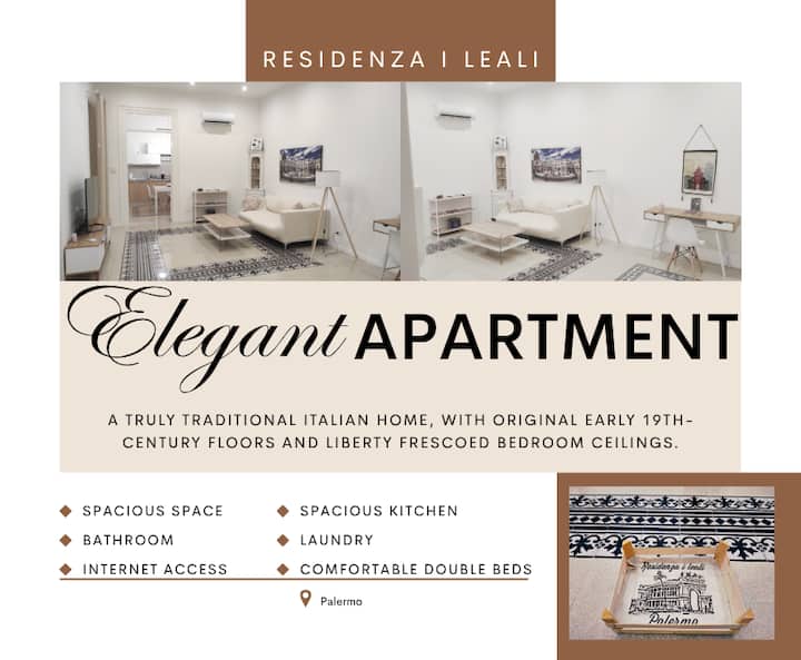 Appartement Liberty I Leali à Deux Pas Du Centre - Palermo