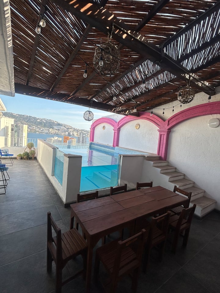Penthouse Con Alberca Privada - Acapulco