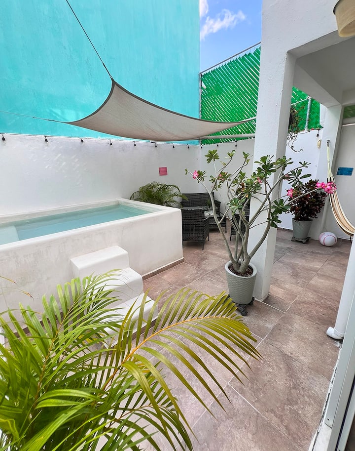 Casa Con Alberca Y Jacuzzi A 15min De Playas De Zh - Cancún