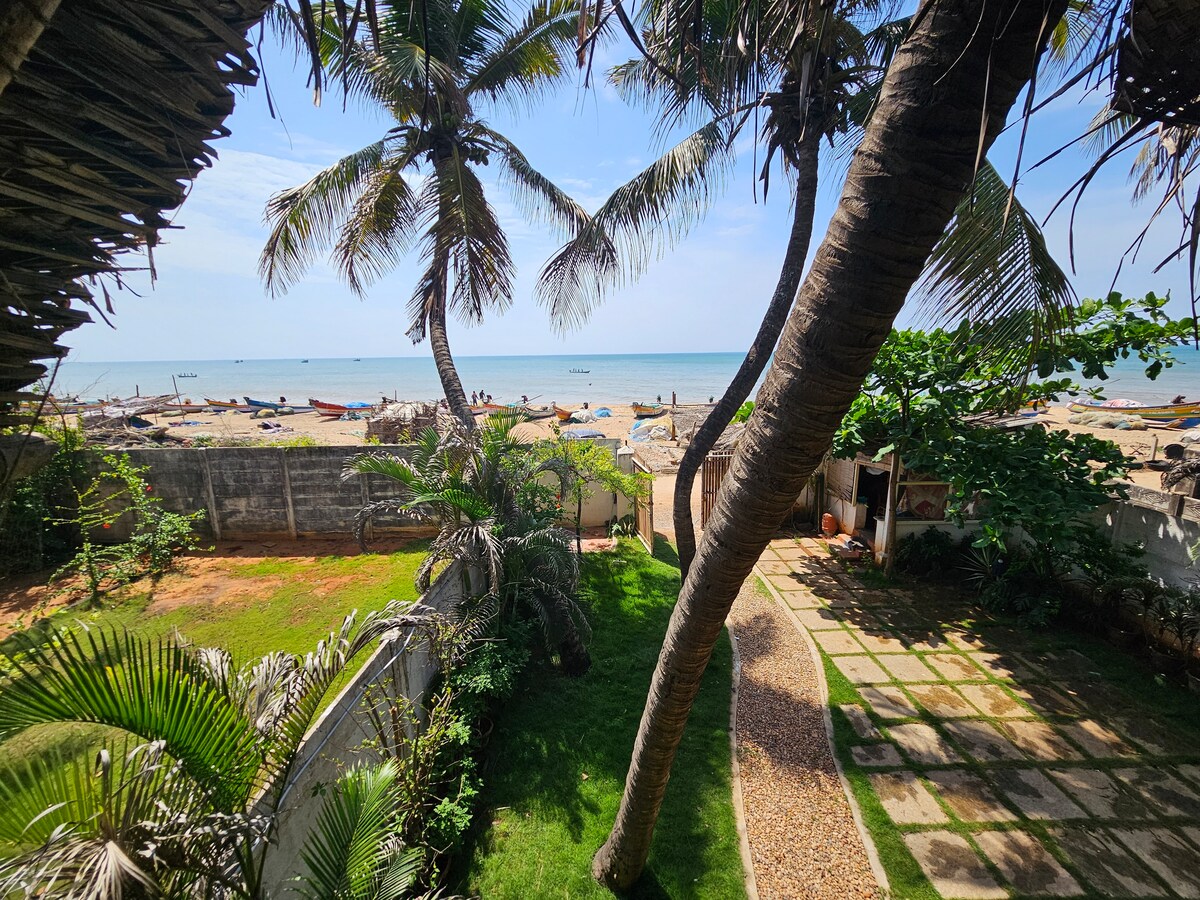 The Leela Beach House - Beach View - Farm stays for Rent in Kalapet ...