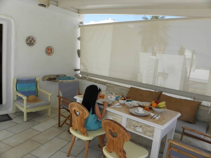 Nikoletta's Nest / House With Large Veranda  (4kms From Agia Anna,plaka+chora) - Naxos