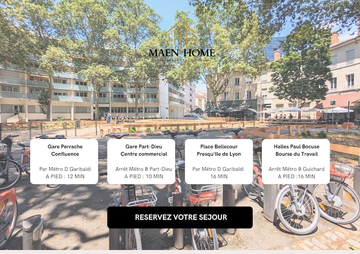 Charmant T2 Gare Part-dieu - Lyon