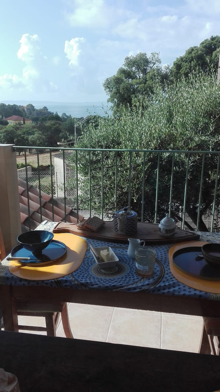 Bastidon, 5 Couchages Pr Plage,vue Mer, La Fossett - Le Lavandou