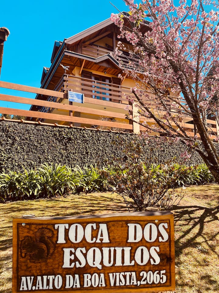 5-chalés Toca Dos Esquilos-tranquilidade Na Serra. - Campos do Jordão