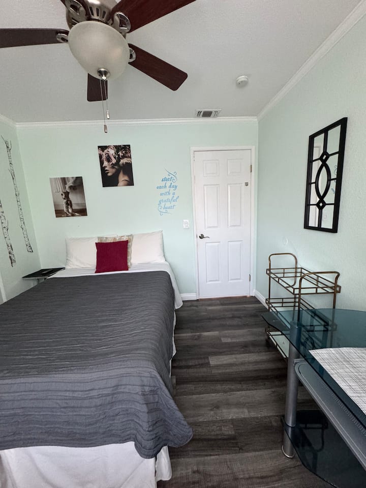 Bright, Very Quiet  With Full Size Recliner Bed - Sacramento, CA
