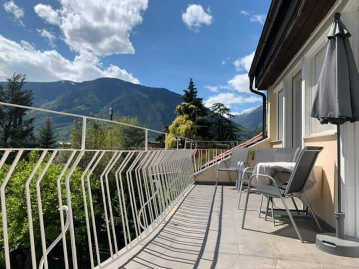 Große Wohnung Mit Terrasse In Obermaiser Villa - メラノ
