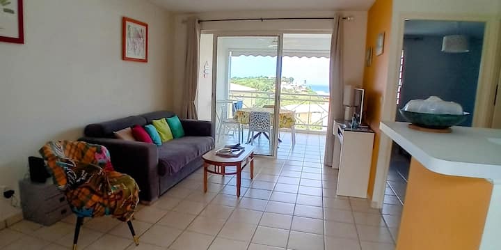 Superbe T2-4 Pers-vue Mer-tt Confort-wifi- 3 Ilets - Les Anses-d'Arlet