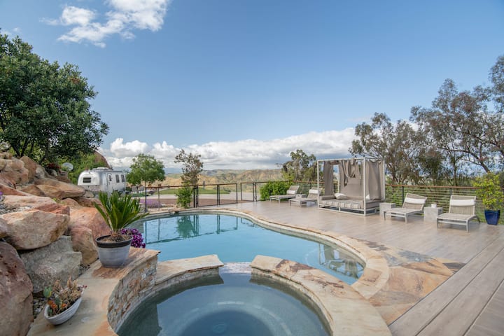 Malibu Mtns Luxury Safari Tent /Airstream 40 Acres - Agoura Hills, CA