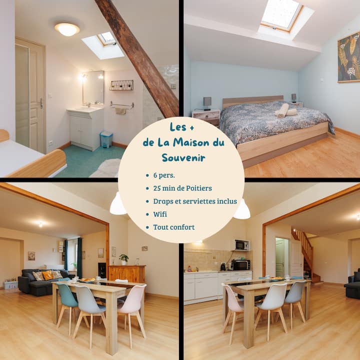 La Maison Du Souvenir - T3 – 70 M² Classé - Chauvigny
