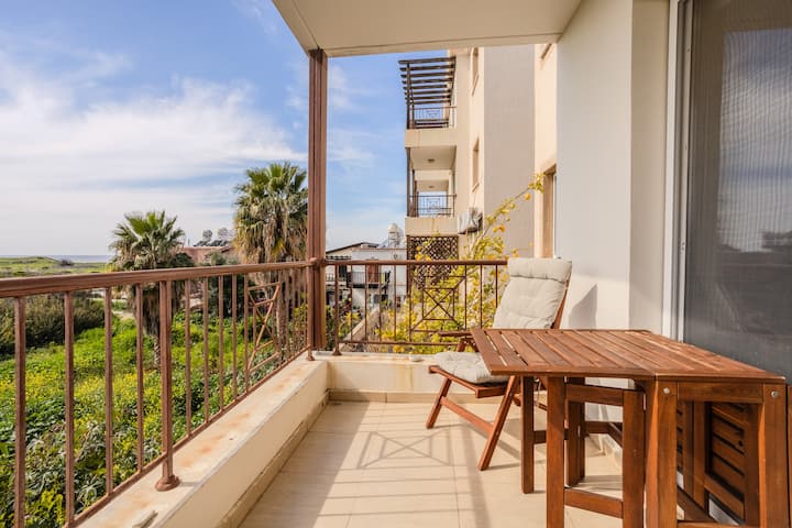 Roman Park -  2 Bedroom With Sea View - Pafos