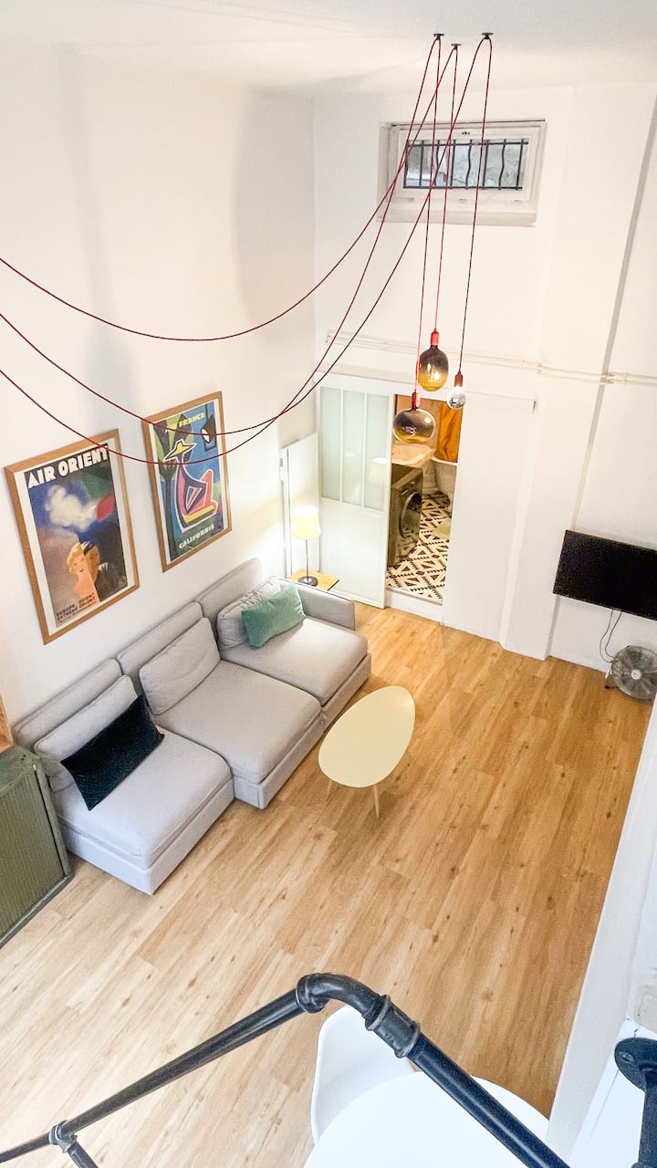 Loft En Plein Coeur Du Quartier Oberkampf - Montmartre