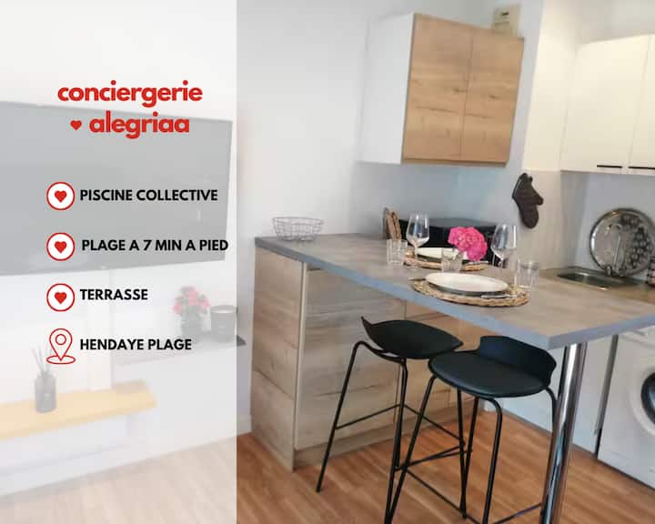 Appartement T2 à Hendaye Plage - Pays basque français