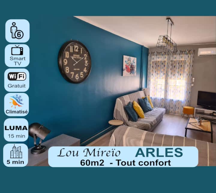 Mireio - Appart Arles Centre Climatisé - 1à 6 Pers - Arles, France