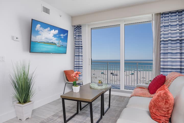 Top-floor/beachfront/balcony/watch Dolphins/onsand - St. Pete Beach, FL
