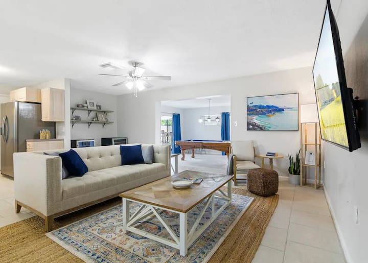 ☀️Cocoa Beach Home W/ Pool Table ☀️ - Cocoa Beach