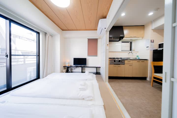 新宿/池袋/上野/山手線徒歩3分／キッチン付個室2部屋／エレベーター/ダブルバルコニー - Tokyo