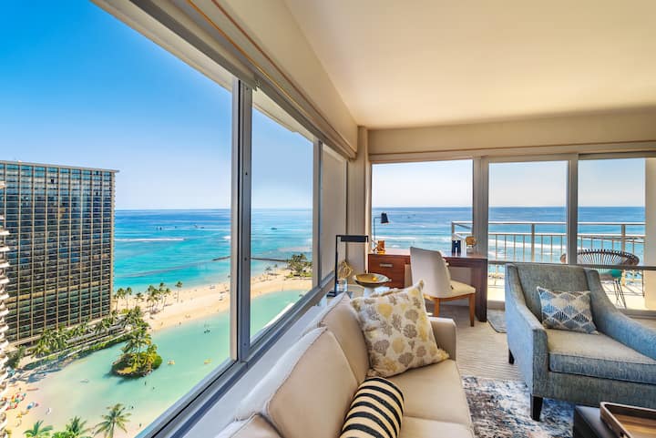 The Ali'i Luxe 2br And 2ba Of Waikiki | Free Valet - O‘ahu, HI