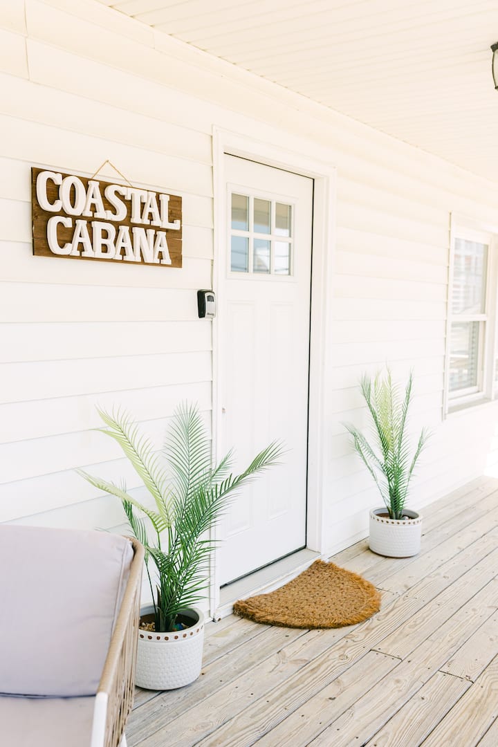 Coastal Cabana - 1 Block To Beach With Sound View - Carolina Beach, NC