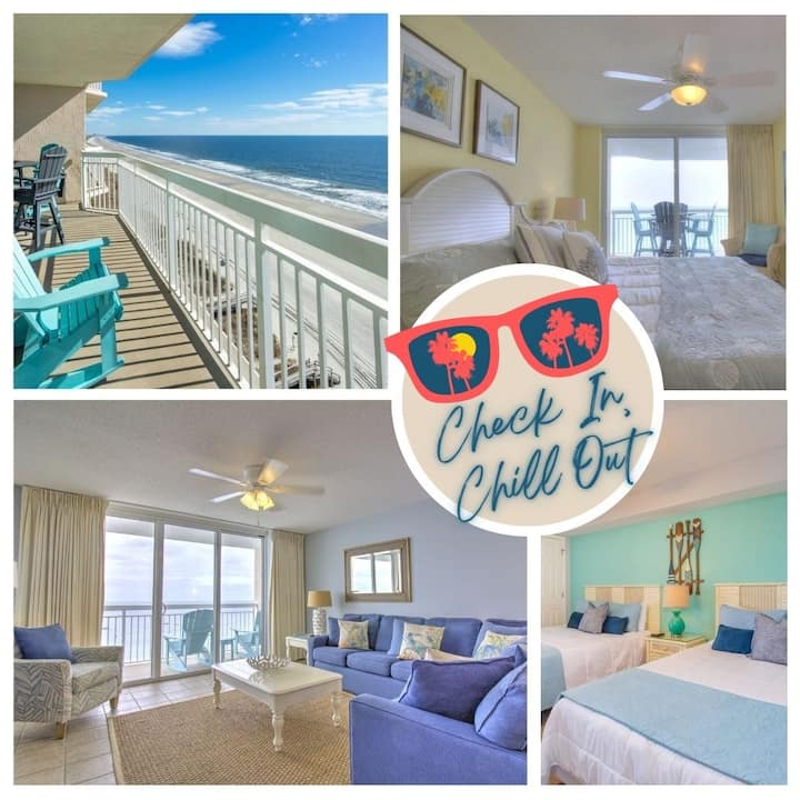 Stunning 3 Bedroom Oceanfront Crescent Shores - North Myrtle Beach, SC
