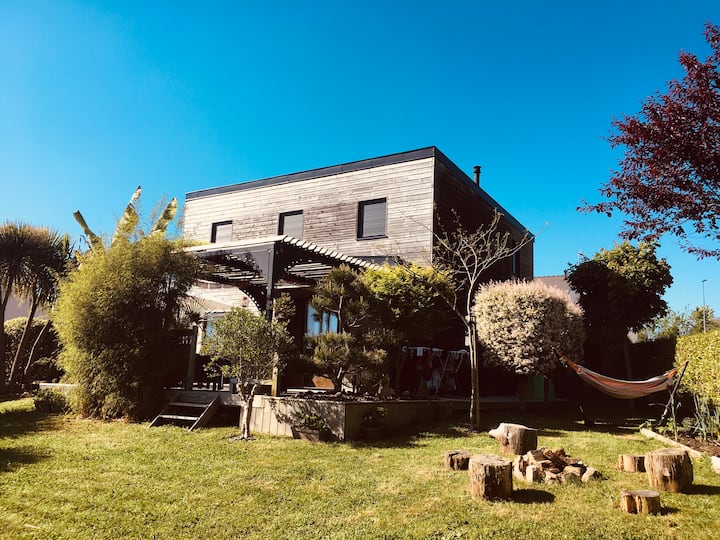Maison En Bois à 7 Min Des Plages Et De La Mer - Île-Tudy