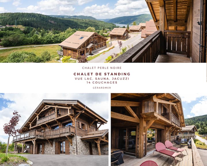 Chalet De Standing, Jacuzzi, Sauna, Perle Noire - Gérardmer