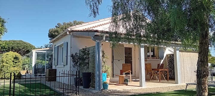 Maisonnette 2pers, 3*,  Jardin Privé, Mer 900m - 