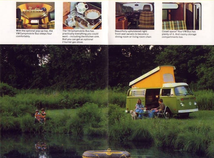 Combi Vw Camper Van Vintage Vue Sur Mer Oléron &+ - Saint-Trojan-les-Bains