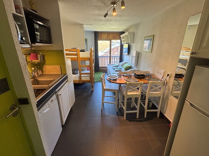 Apt 1 Pièces Pieds Des Pistes, Centre Station - Val Thorens