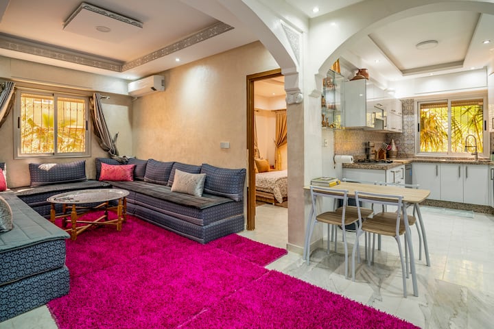 Modern Moroccan Retreat Walk To Medina&fiber Wifi - Marrakesh