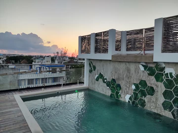 Coco Beach At Your Feet – Rooftop Pool - Playa del Carmen