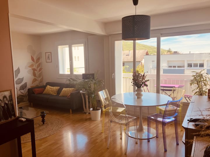 Très Bel Appartement Cosy T4 Avec Balcon Et Vue - Volvic