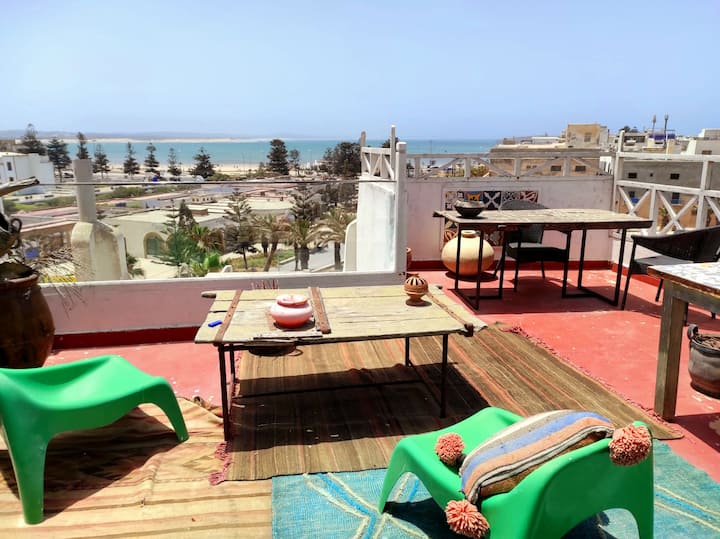 Dar Salima : Riad Vue Mer - 4 Chambres / 8 Pers. - Essaouira