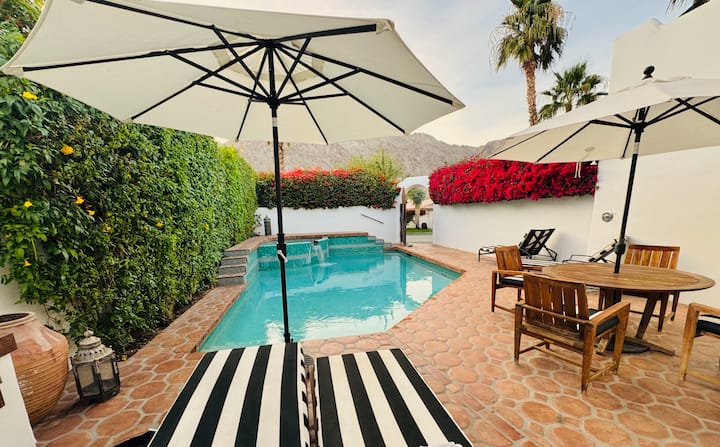 Charming Spanish Heated Pool Spa Firepit Private - La Quinta, CA