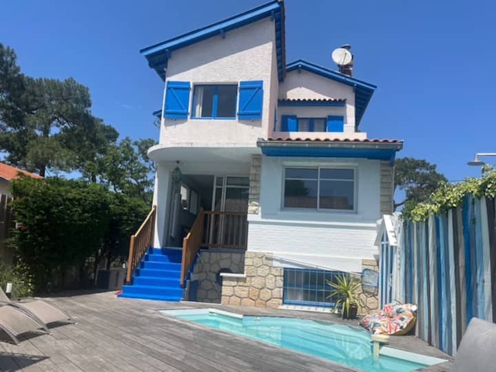 House 5 Minutes Walk From The Beach Of Moulleau Arcachon - Cap Ferret