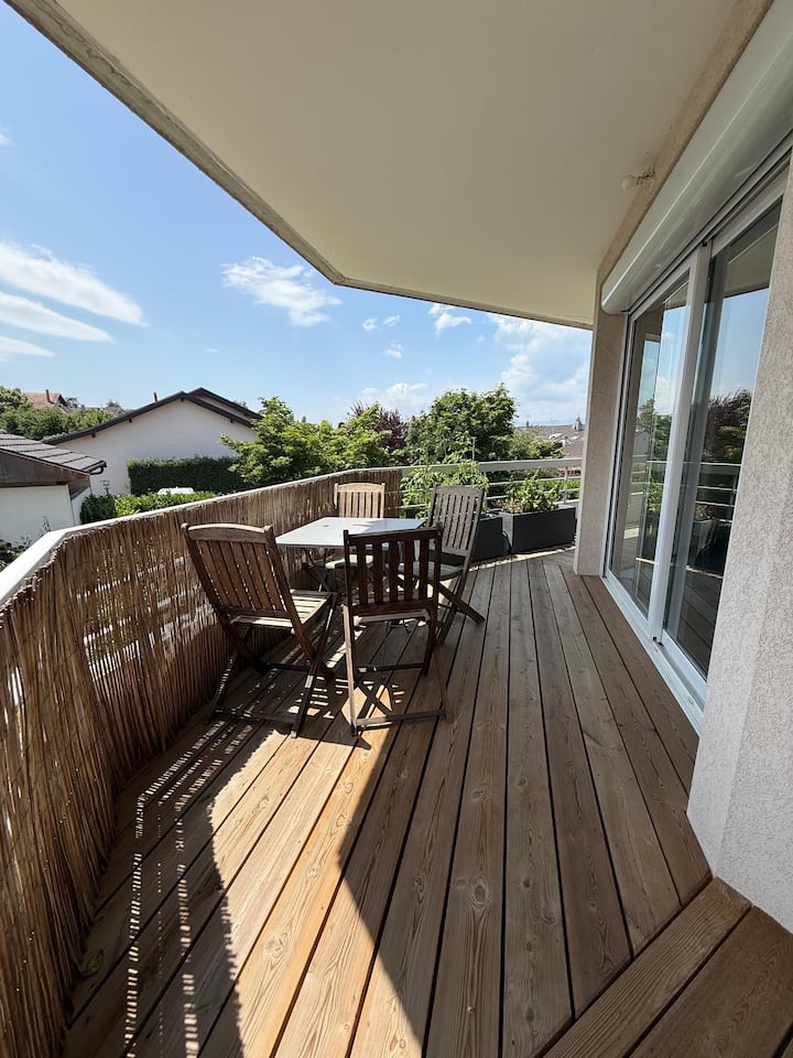 Classified 3 Stars Domaine De Corzent 50m From The Lakeside - 2 Bedrooms + Terrace - Thonon-les-Bains