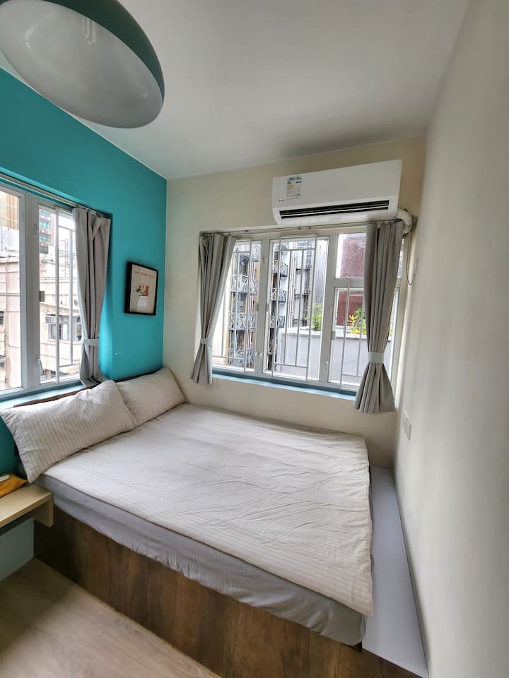 Standard Double Bed, Cityview 2 Min To Mtr - Hong Kong
