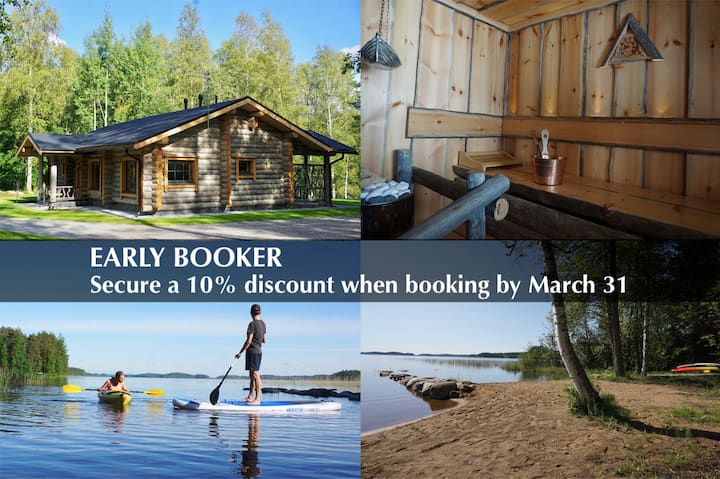 Kelo House In Tranquil Bay - Savonlinna