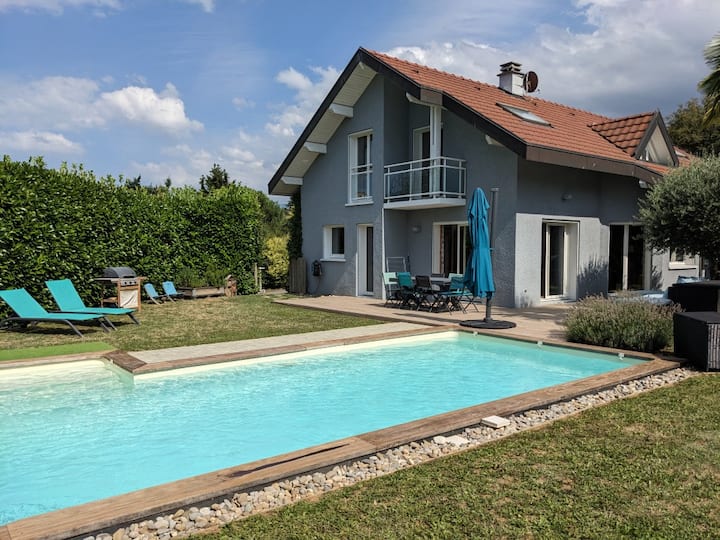 Villa, Proche Lac, Piscine, Jardin Clos, Au Calme - Thonon-les-Bains