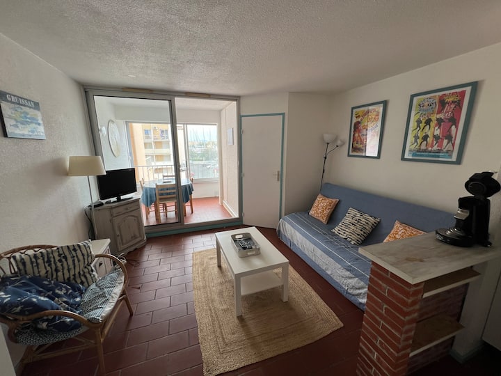 Appartement Lumineux Entre Village Et Port De 29m2 - Gruissan