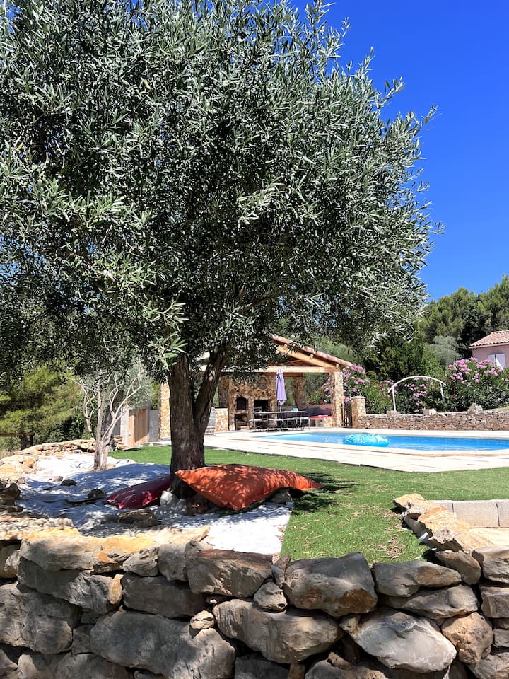 Maison De Charme Avec Piscine, Clim, Calme Absolu - Trets